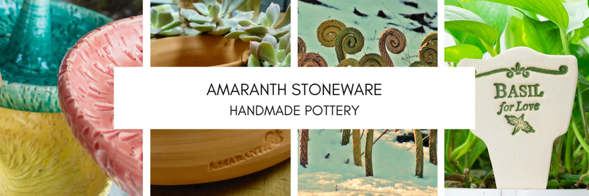 Amaranth Stoneware | Handcrafted Stoneware for Garden and Home